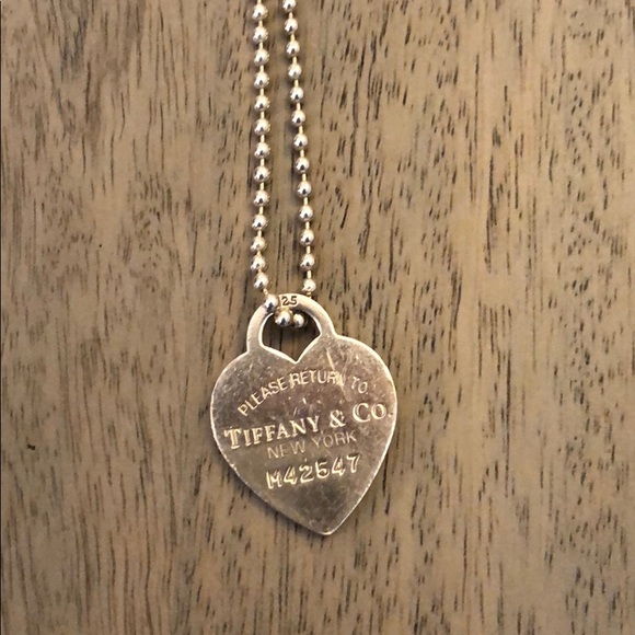 Tiffany & Co. | Jewelry | Tiffany Co Long Classic Dog Tag Necklace ...